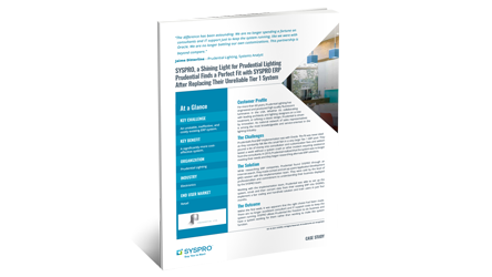 Customer Success Stories - SYSPRO - US