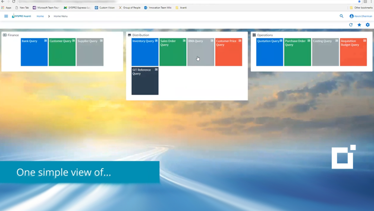 SYSPRO Avanti Demo - SYSPRO - US