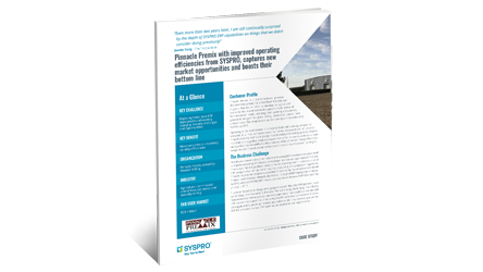 Customer Success Stories - SYSPRO - US