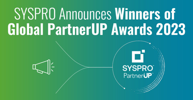 SYSPRO Announces Winners of Global PartnerUP Awards 2023 - SYSPRO - US